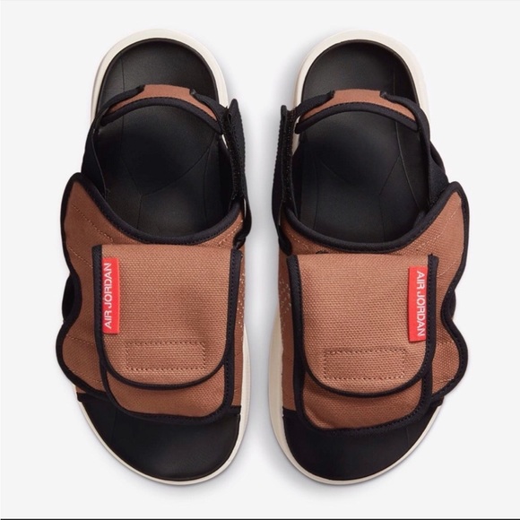 Jordan | Shoes | Jordan Ls Mens Slide Sandals Blackuniversity Redwhite ...